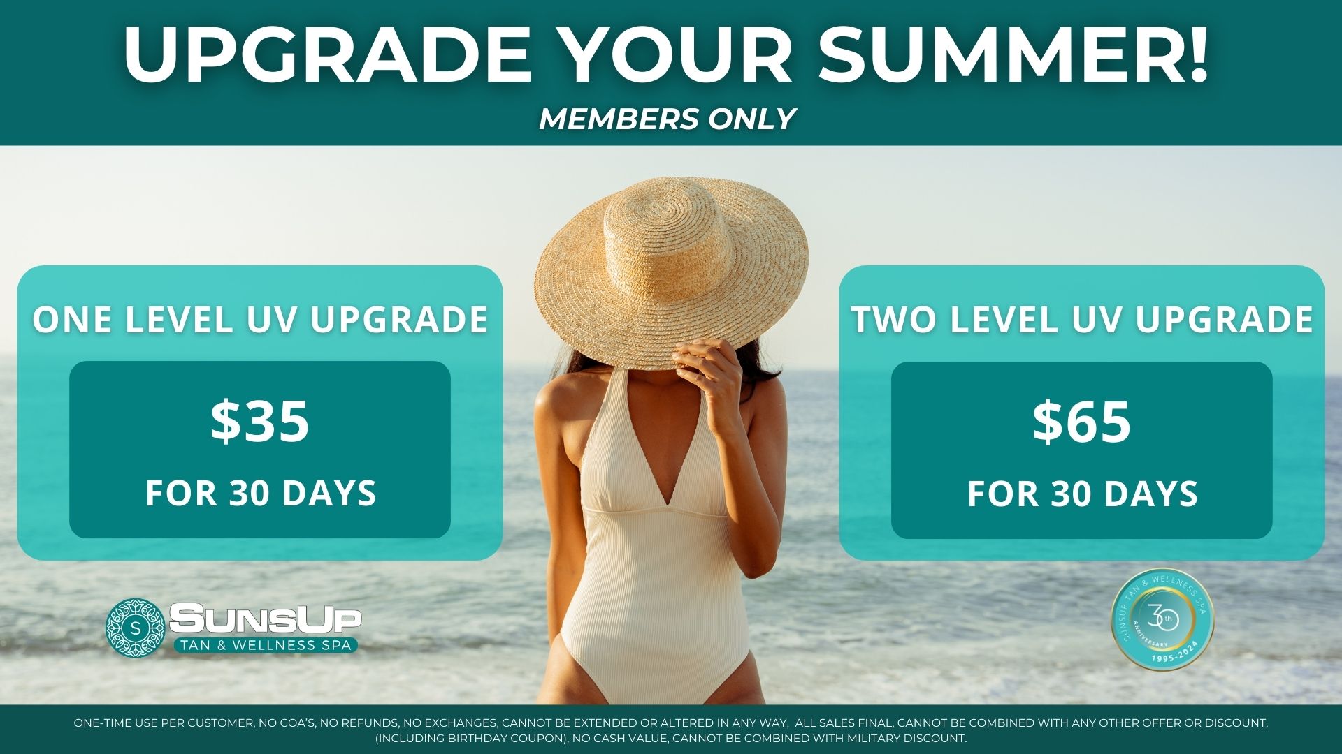 SPECIALS - SunsUp Tan & Wellness Spa